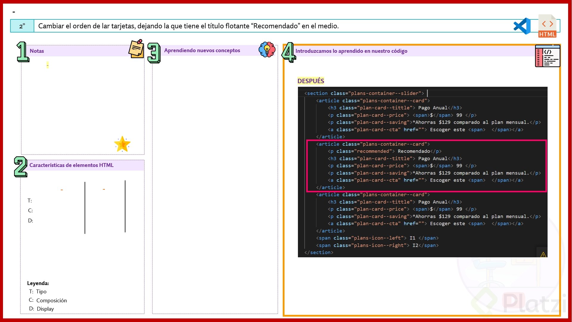 📙 Notas del curso: Clase 27 Parte 1: Crear el scroll horizontal desde 0